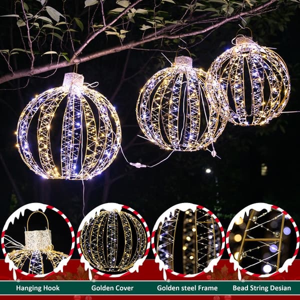 christmas light ball frames