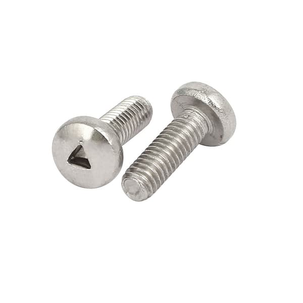 M4x12mm 304 Stainless Steel Triangle socket Pan Head Tamper Proof ...