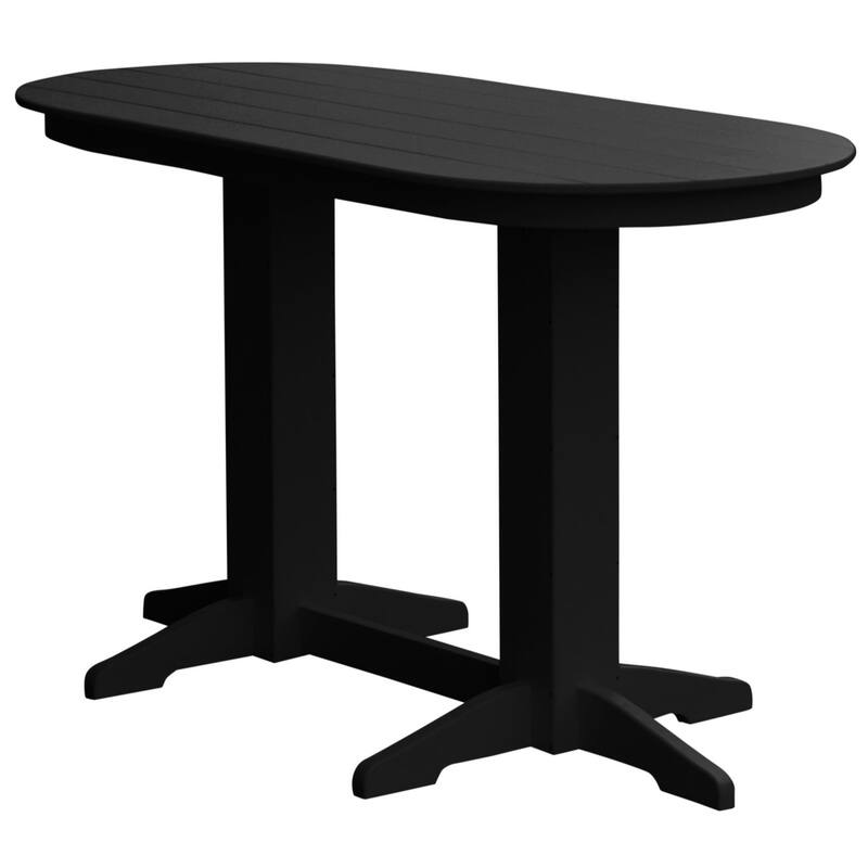Poly Lumber Oval Bar Table - Overstock - 35470717