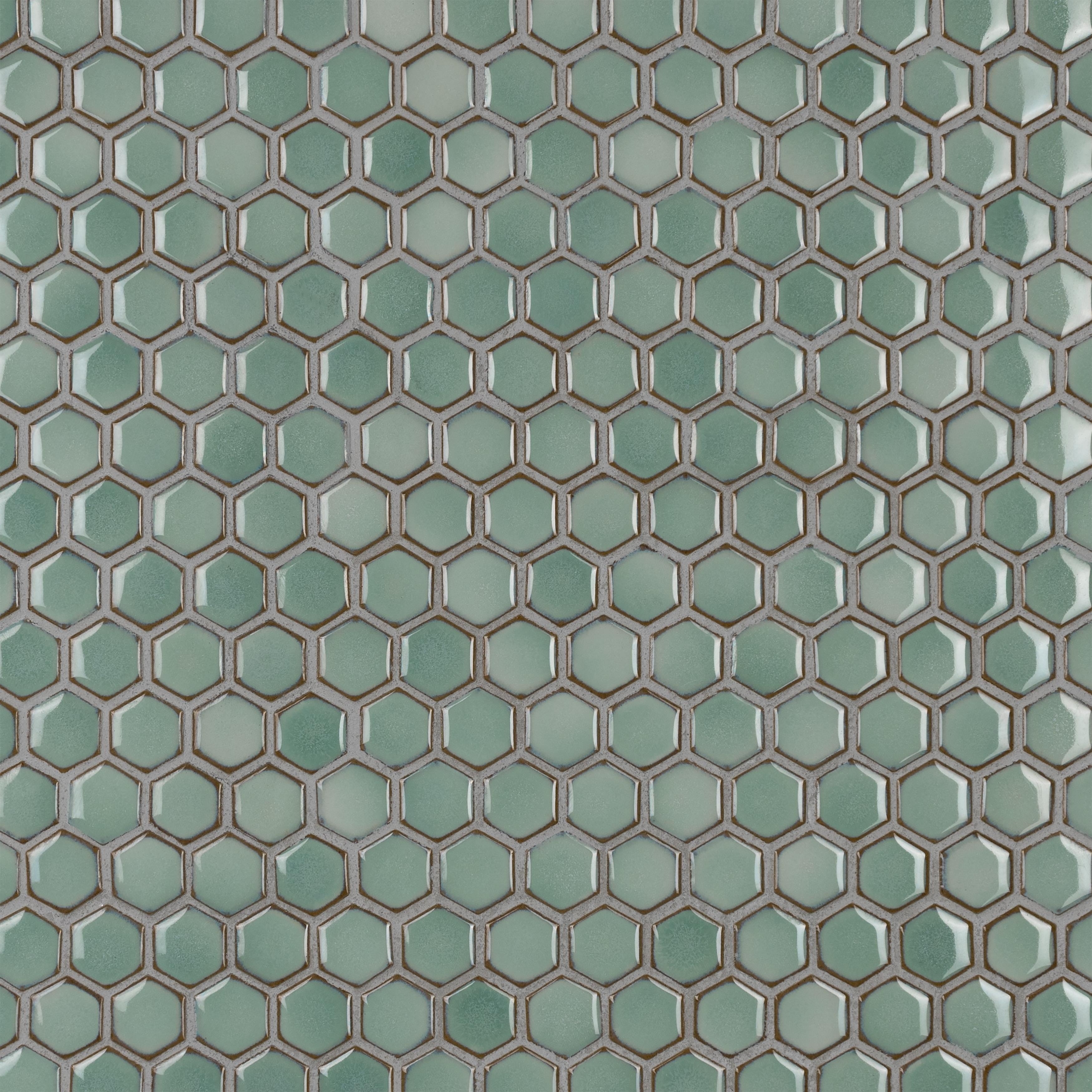 mint green patterned tiles