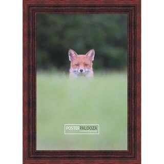 10x13 Traditional Cherry Complete Wood Picture Frame with UV Acrylic ...
