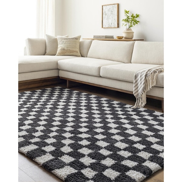 Martha Stewart by SAFAVIEH Jesusa Checkered Wool Rug - On Sale - Bed ...