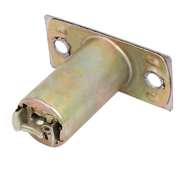 60mm Long Metal Cylinder Shape Spring Loaded Keyed Entry Door Lock Bolt ...