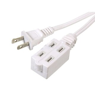 177.17 in.White Plastic Indoor Triple Outlet American Imaginations ...