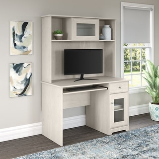Cabot 48W Small Computer Desk with Hutch by Bush Furniture - Bed Bath ...