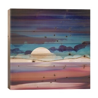 Red Sea Print On Wood by SpaceFrog Designs - Multi-Color - Bed Bath ...