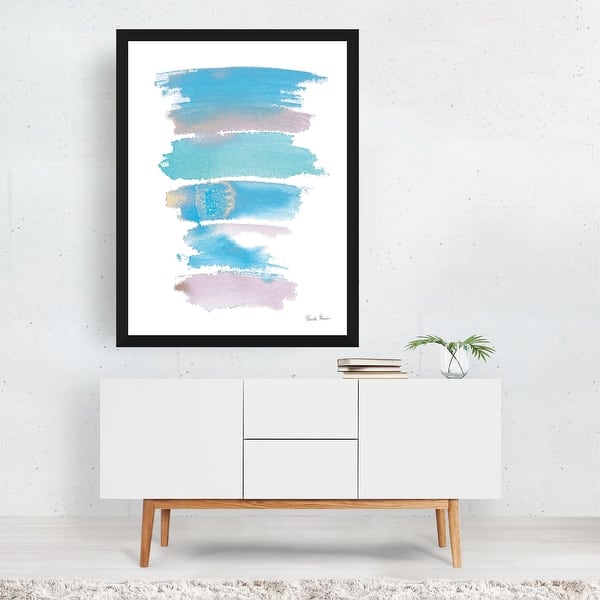 Sideways II Pastel Painting Abstract Brush Strokes Art Print/Poster ...