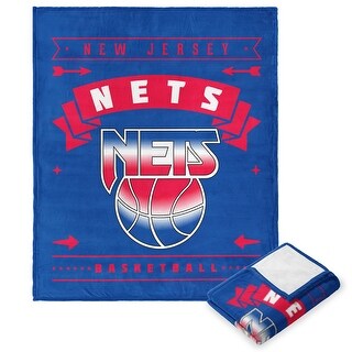 NBA Hardwood Classic Nets Silk Touch Throw - Bed Bath & Beyond - 39896750