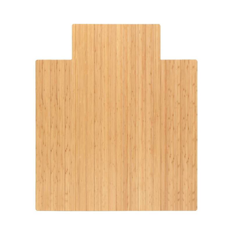 Jani Eco Bamboo Standard Natural Chair Mat with Lip - (44 x 52), Eco ...