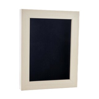 16x24 Shadow Box Frame White Washed Wood | 3/4" Usable Display Depth ...