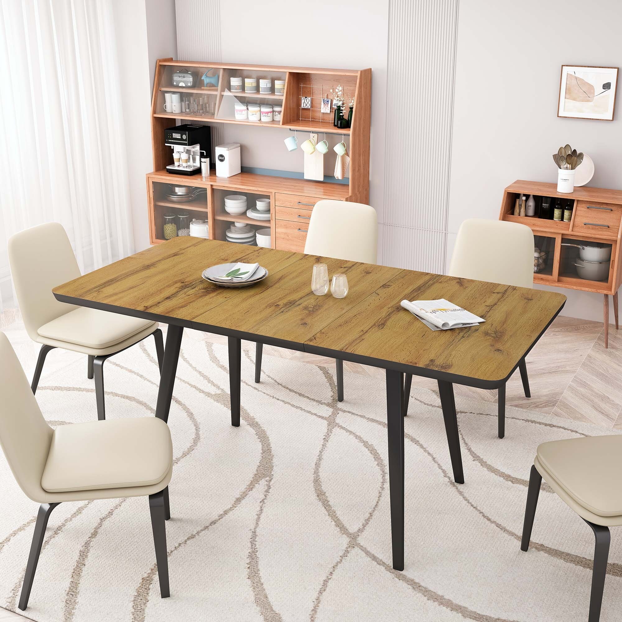 Modern Square Dining Room