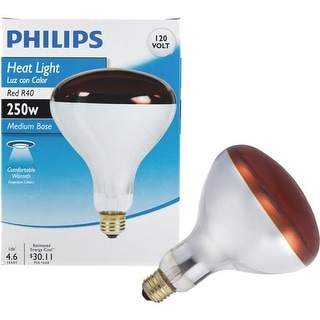 Philips Lighting Co 250W R40 Heat Lamp Bulb 415836 Unit: EACH - Bed ...