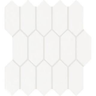 Daltile Mythology 2" x 5" Ceramic Picket Mosaic Tile (Set of 12) - Bed ...
