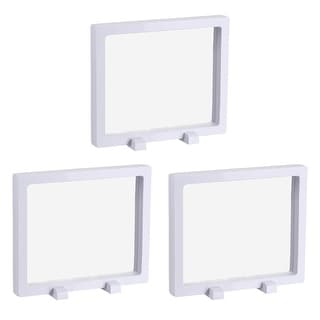 Floating Frame Display Holders Jewelry Display Box with Base - Bed Bath ...