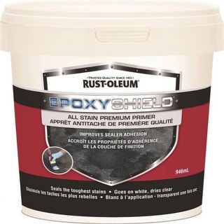 Rust-Oleum 257885 EPOXYSHIELD All Stain Premium Primer, Clear, 946 mL ...