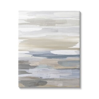 Stupell Earthy Abstract Painterly Modern Neutral Tones Canvas Wall Art ...