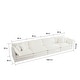Comfort U Shaped Couch With Reversible Chaise, Modular Large U-Shape ...