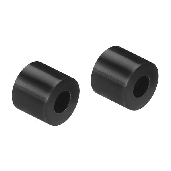 Round Spacer Washer, 200 Pack Nylon 3.2mm ID x 7mm OD x 6mm L Black ...