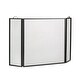 Classic Tri-Fold Flat-Guard Fire Screen - Black - Bed Bath & Beyond ...