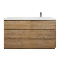 Aron 60'' Freestanding Vanity with Right Single Sink - Bed Bath ...