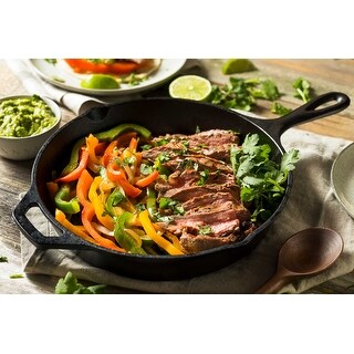 Lexi Home Pre Seasoned Cast Iron Frying Pan - Black - Bed Bath & Beyond ...