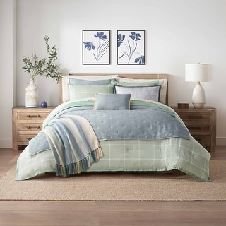 Martex Fresh & Collected Nadine Sage Comforter Set - Bed Bath & Beyond - 40903504