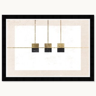 Wynwood Studio Balanced Field Framed Boho Minimalist Abstract Prints ...