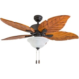 Prominence Home 52" 5 Blade Indoor Ceiling Fan with Light Kit Included ...