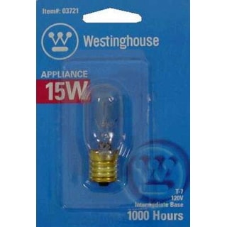 Westinghouse 03721 T7 Incandescent Tubular Bulb 15W - Clear - Bed Bath ...