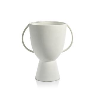 Lampton Matt White Ceramic Vase - Bed Bath & Beyond - 37873392