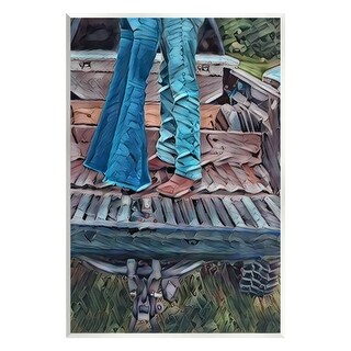 Stupell Country Couple in Pickup Wall Plaque Art Design By Jesse Keith ...