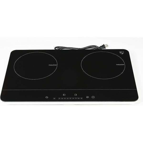 K&H 2 Burner Double Dual 24 Inch Induction ULTRA SLIM Electric Stove ...