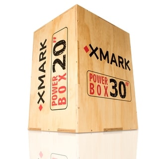 XMark Fitness Power Box Wooden Plyometric Box XM-3767 - Bed Bath ...