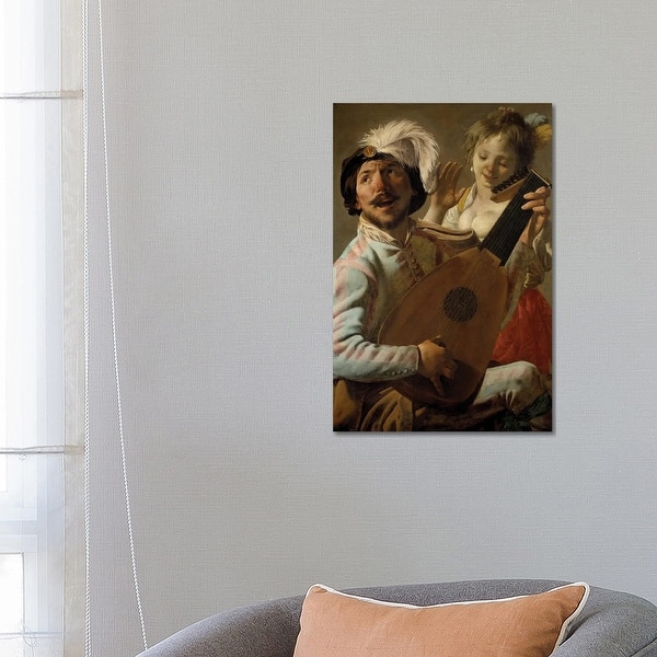 iCanvas "The Duo A Singer Playing Lute With A Dancer, 1628" by Hendrick ...