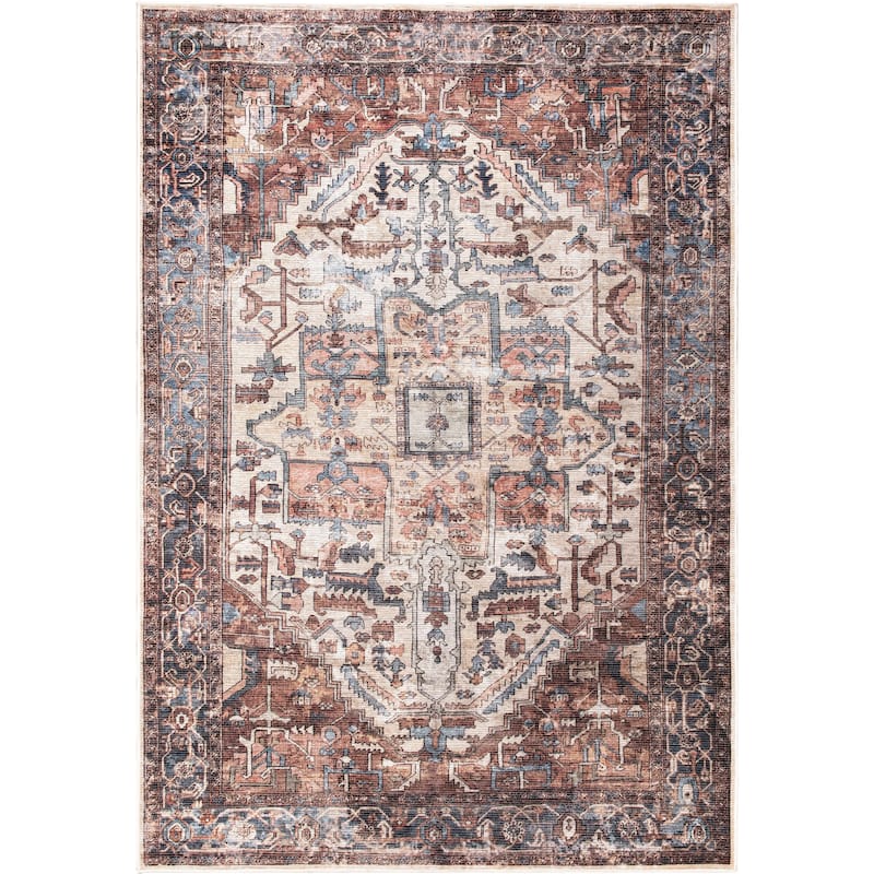 Abani Rugs Lola Vintage Terracotta Area Rug - Overstock - 36903380