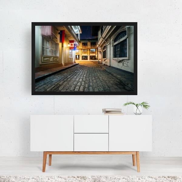 Manila Philippines Cobblestone in Intramuros Urban Art Print/Poster ...