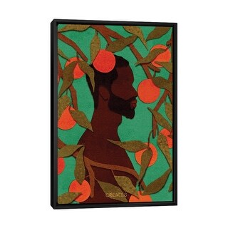 iCanvas "Fruitful Man 'Green'" by Taku Creates Framed Canvas Print ...