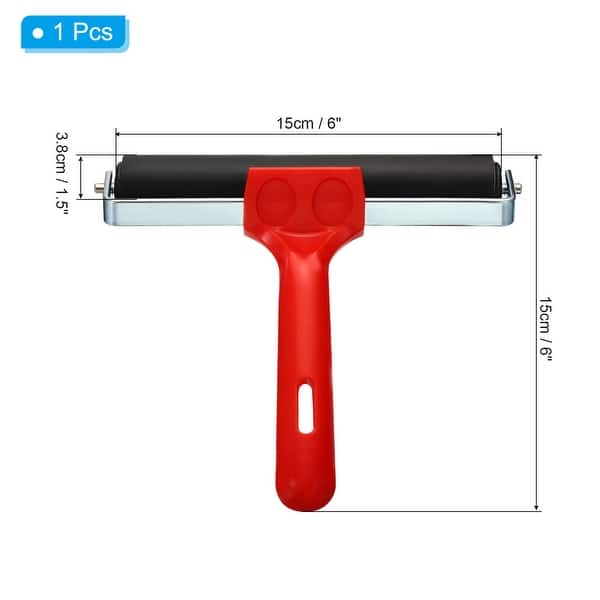 6 Inch Rubber Roller Brayer Rolling Tools for Printing Printmaking ...