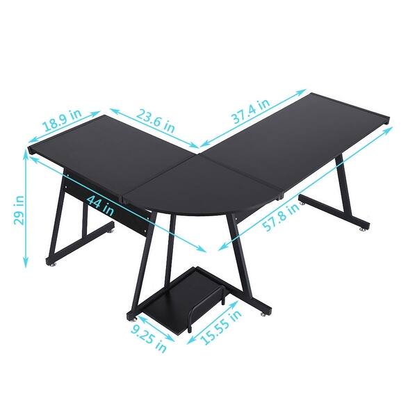 Computer PC Gaming Table Workstation L shaped Corner Computer Office ...