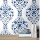 NextWall Floral Ogee Peel and Stick Wallpaper - Bed Bath & Beyond ...