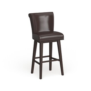 Copper Grove Windy Lake Bonded Leather 30-inch Swivel Bar Stool - Bed ...