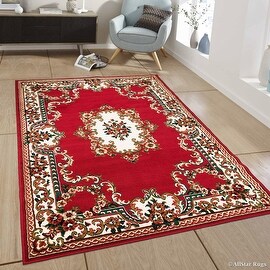 Allstar Red Woven High Quality Rug. Traditional. Persian. Flower ...