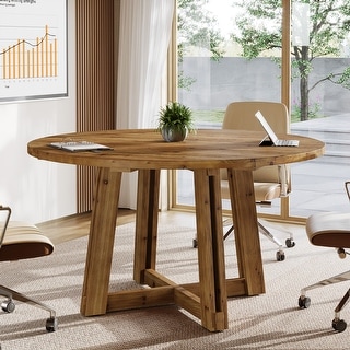 47-Inch Solid Wood Conference Table for 4-6 - Bed Bath & Beyond - 43871424