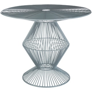 Ryder Grey Modern Metal Wire Accent Table - Bed Bath & Beyond - 23487036