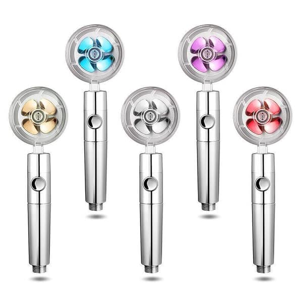 360 Degrees Rotated High Pressure Turbo Shower Head - Bed Bath & Beyond ...