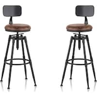 Industrial Bar Stool-Farmhouse Swivel Bar StoolIsland Dining - Bed Bath & Beyond - 38945046