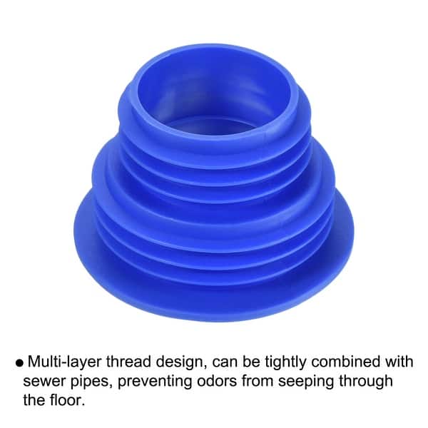2Set Sewer Drain Pipe Sealing Plug w Blue Anti-odor Core - Bed Bath ...