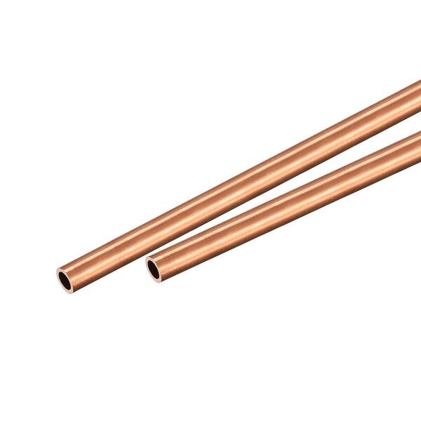 Copper Round Tube 5mm OD 0.25mm Wall Thickness 300mm Length Pipe Tubing ...