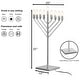 Large Modern Antique Gold Nine Branch Electric Chabad Style Hanukkah ...