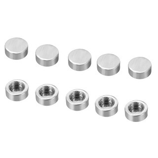 20pcs M10 Lamp Finial Cap Knob Flat Screw Cap Bolt Cover Female Thread ...